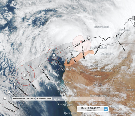 Tropical Cyclone Sean forms near the Pilbara Coast - Australian Online News