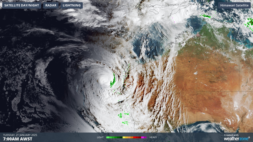 Severe Tropical Cyclone Sean spinning out to sea - Australian Online News
