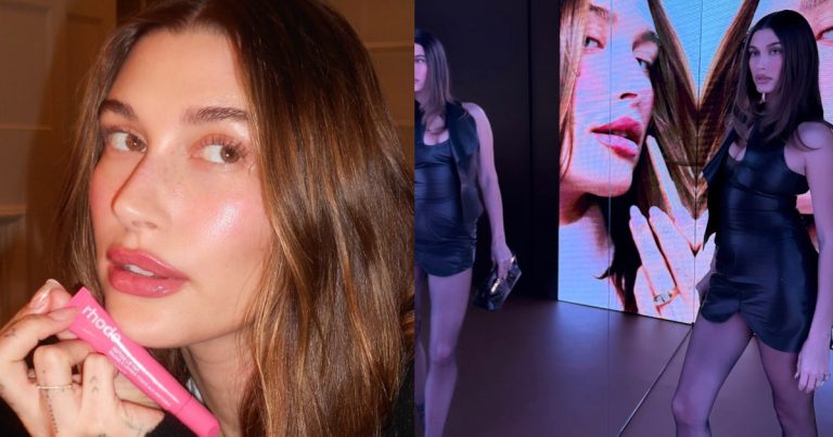 A Guide To Hailey Bieber's Lip Shape Rhode Pop-Up In Los Angeles ...