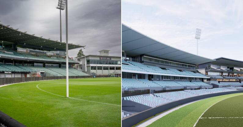 UTAS Stadium capacity to drop (or increase) by 2000 after upgrade | The ...