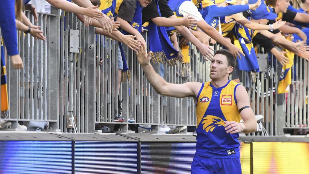 West Coast Eagles supporters pay tribute premiership great Jeremy ...
