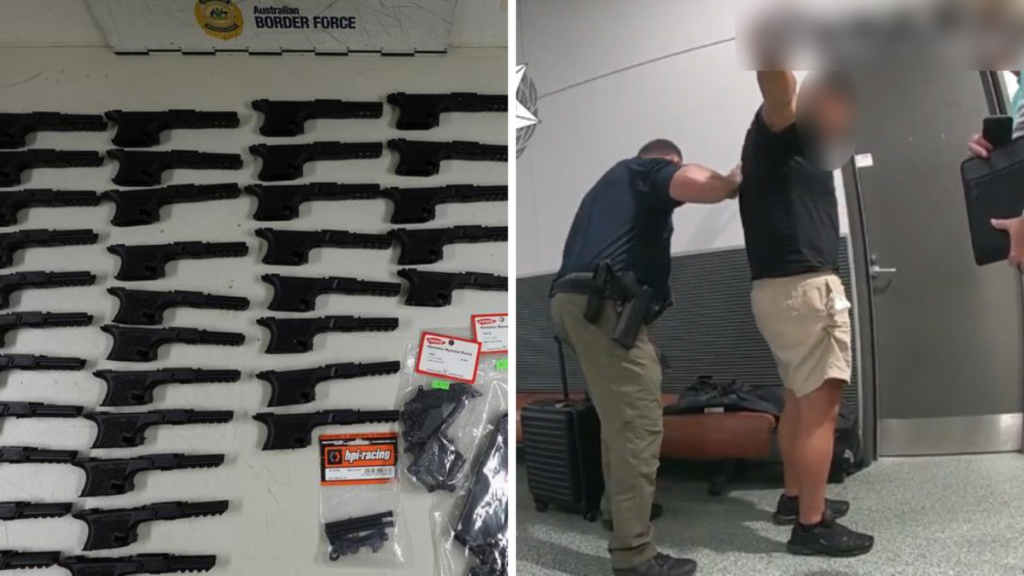 Man charged after hundreds of illegal firearm parts imported from US ...