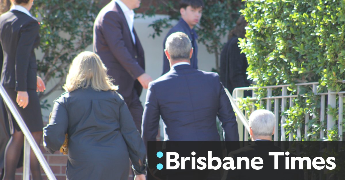 Funeral held for millionaire businessman steps from home where he died ...