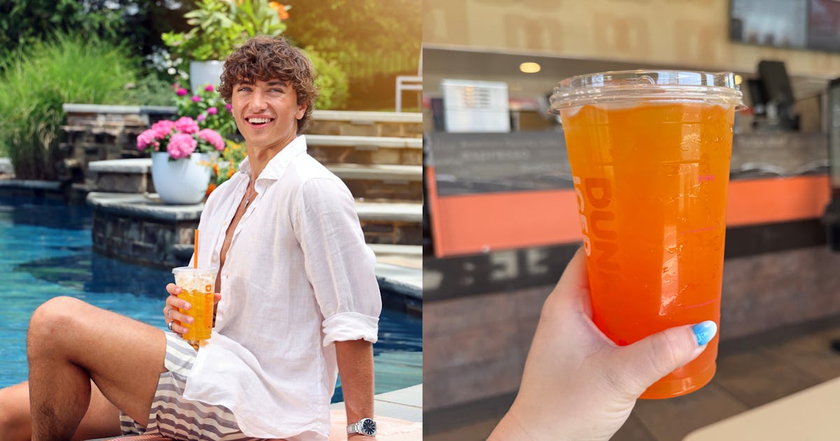 I Tried The Gavin Casalegno-Approved Golden Hour Dunkin' Refresher ...