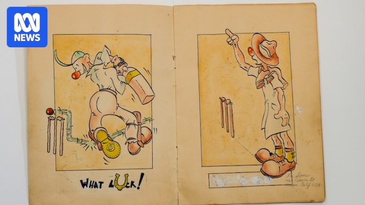 Cricket cartoons illustrate a match to rival the Ashes played by ...