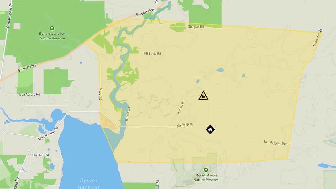 Kalgan bushfire: Advice alert issued for Kalgan and Lower King due to ...