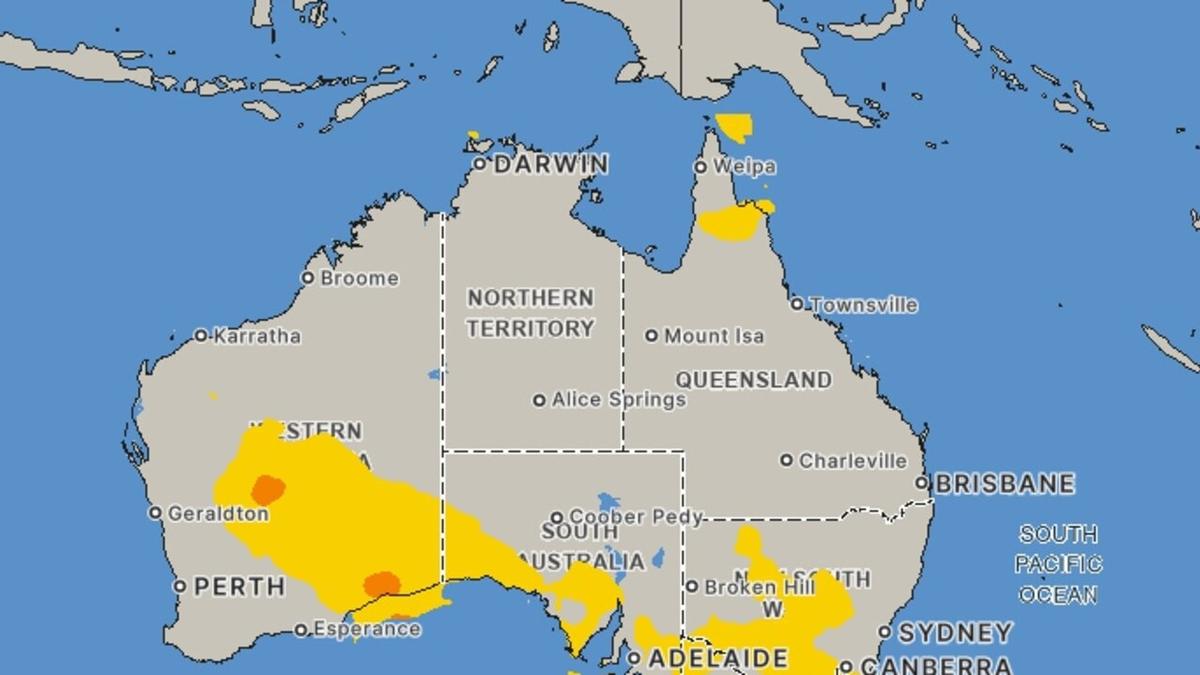 Severe heatwave and fire danger, storm warnings issued across Australia ...