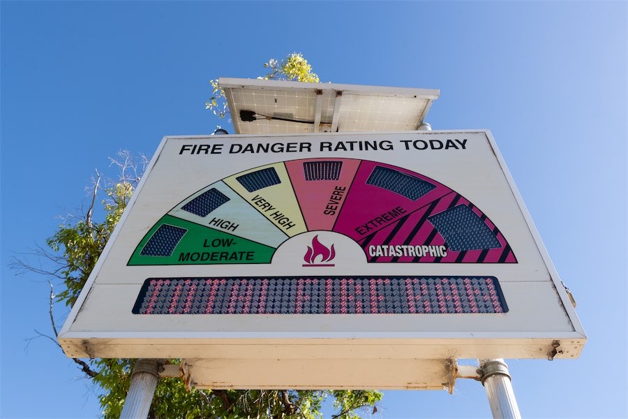 Total fire ban in force on hot Sunday - Australian Online News