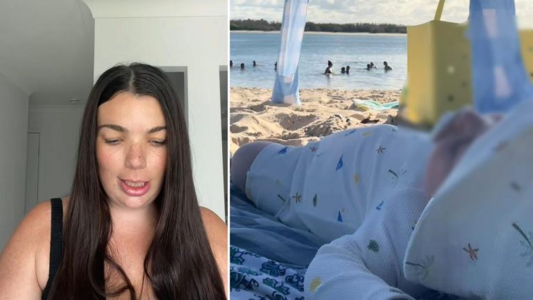 Brisbane mum Renee N responds after leaving baby on beach: TikTok hits ...