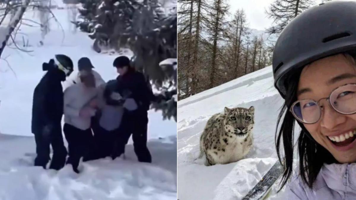 Xinjiang UNESCO geopark: Chilling selfie revealed moments before snow ...
