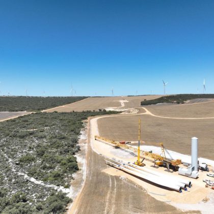 First four turbines erected on expansion project that will deliver ...
