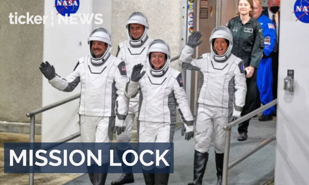 Crew-12 astronauts arrive at the International Space Station ...