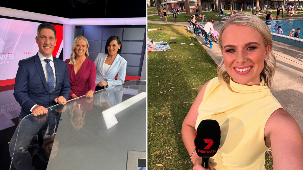Casey Treloar as 7NEWS Adelaide weather presenter, taking over from ...