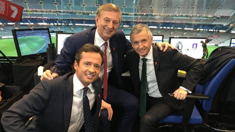 Channel 7 AFL team pays tribute to ‘titan’ Dennis Cometti at AFL season ...