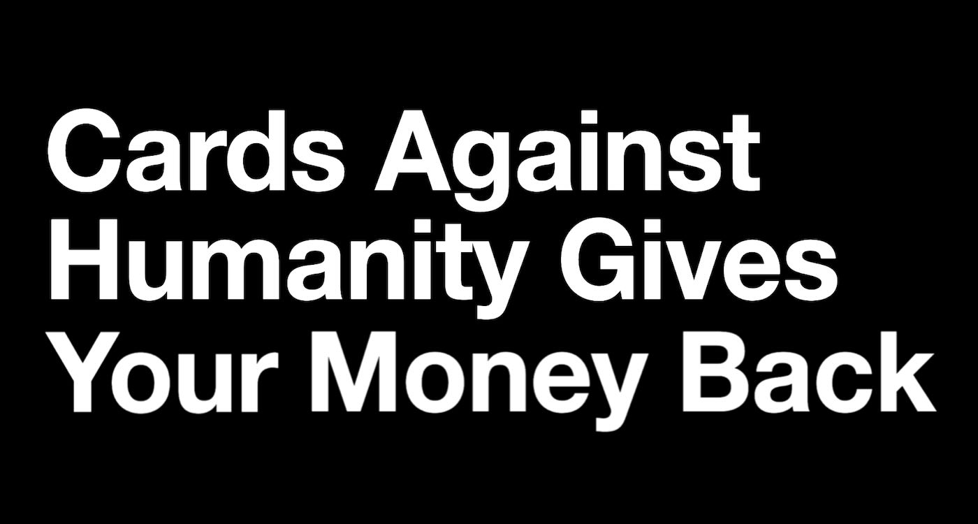 ‘Cards Against Humanity’ Offers to Refund ‘Obviously Illegal’ Tariffs ...