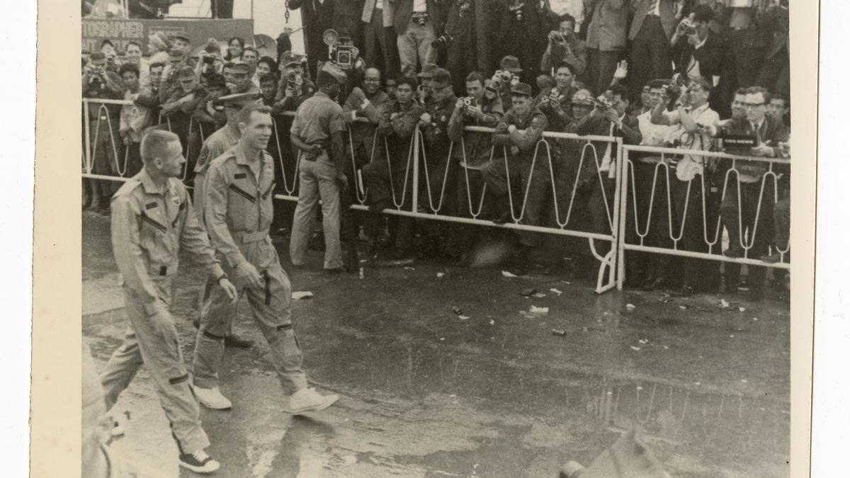 Newly discovered photos show Neil Armstrong after Gemini 8 emergency ...