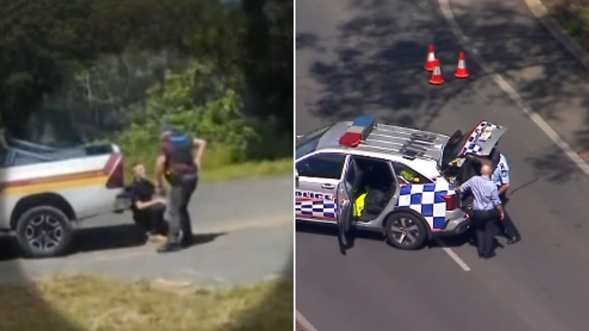 Innocent bystander unknowingly helps alleged armed man before police ...