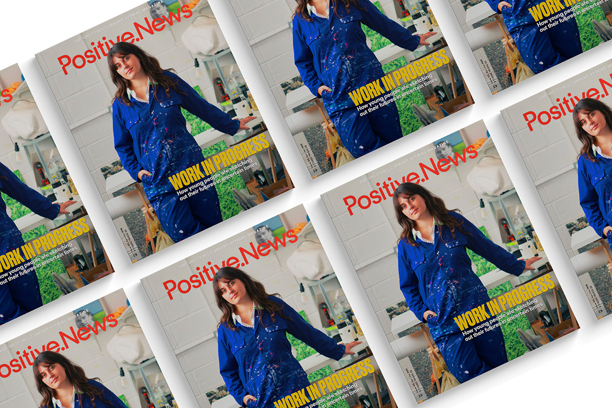 Work in progress. What to expect in the new issue of Positive News ...