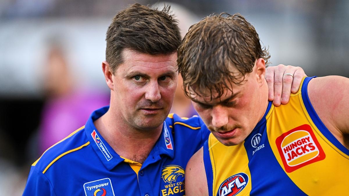 Eagles coach Andrew Mcqualter reveals reason behind Harley Reid ill ...